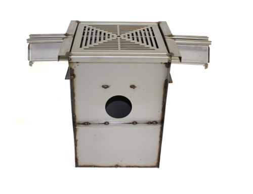 14” square drain box with opening on both sides for bolt on drain trac ...