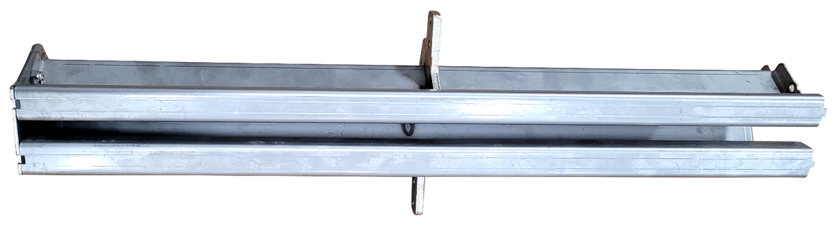 48” bolt together drain track sections that attach to the drain box ...